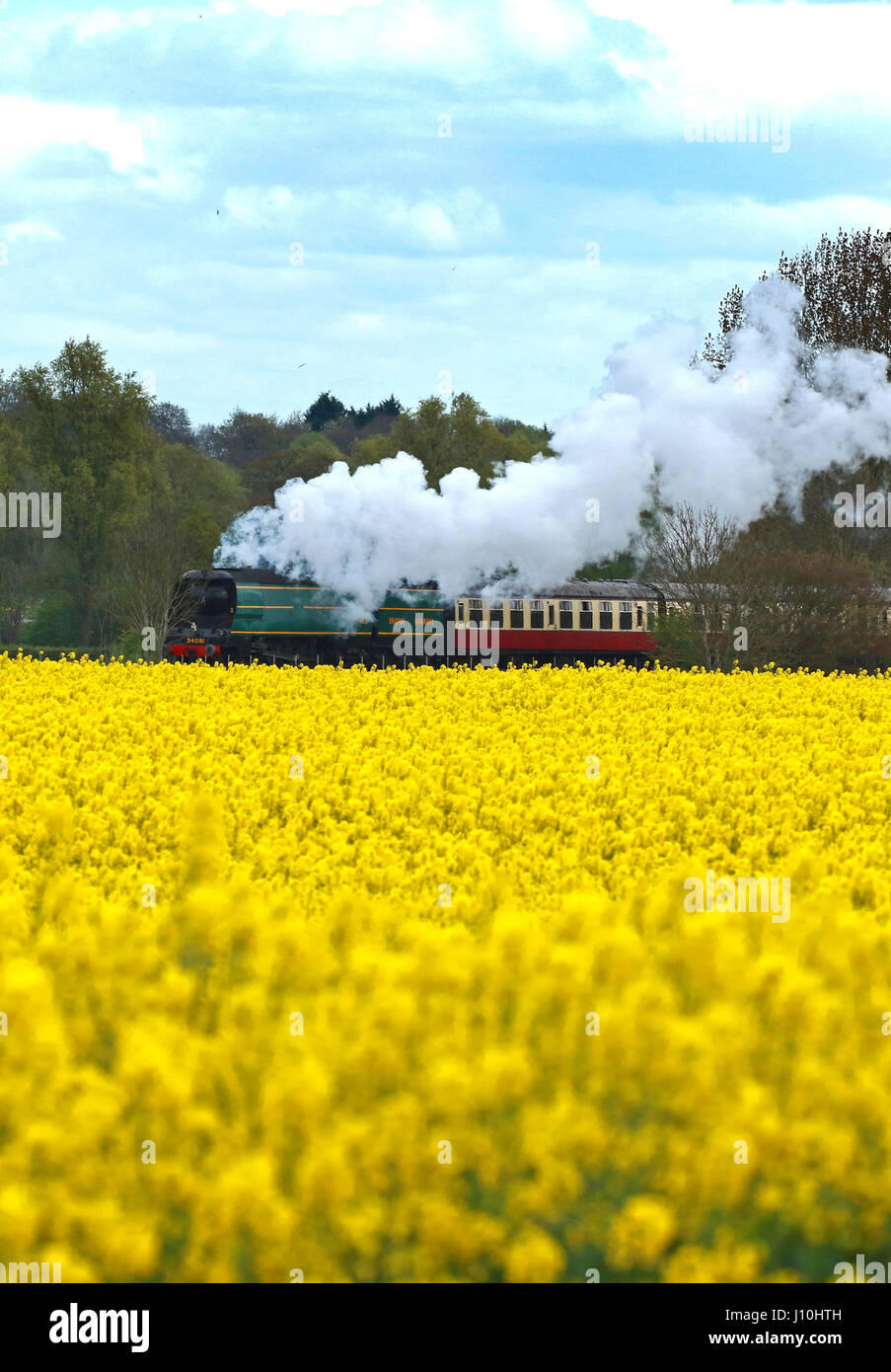 Bulleid pacific locomotive hi-res stock photography and images - Alamy