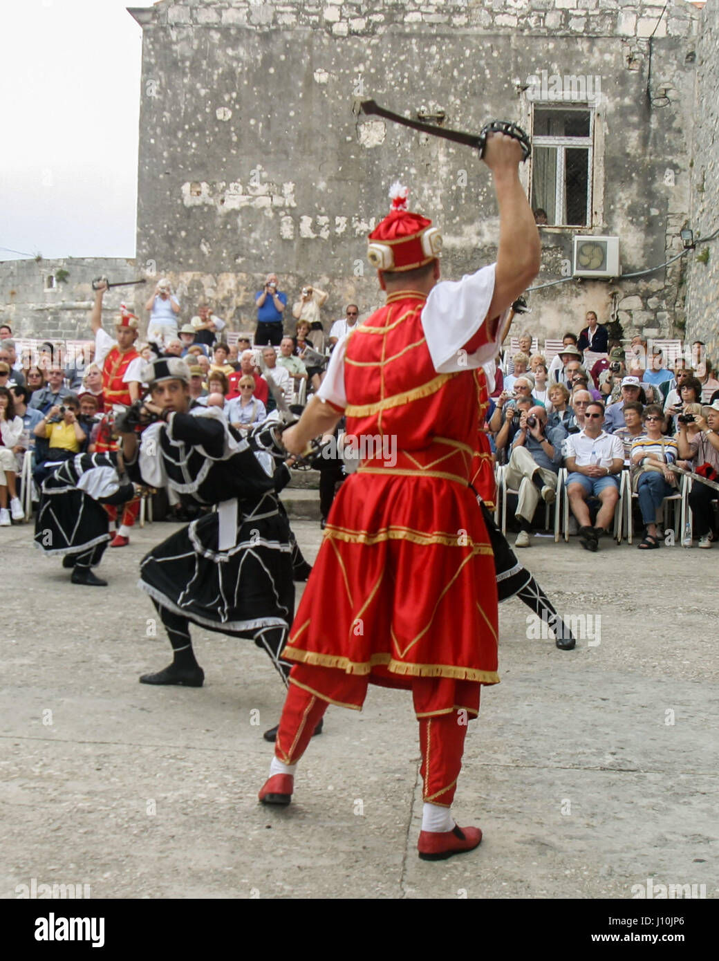 Traditional sword dance moreska korcula High Resolution Stock ...