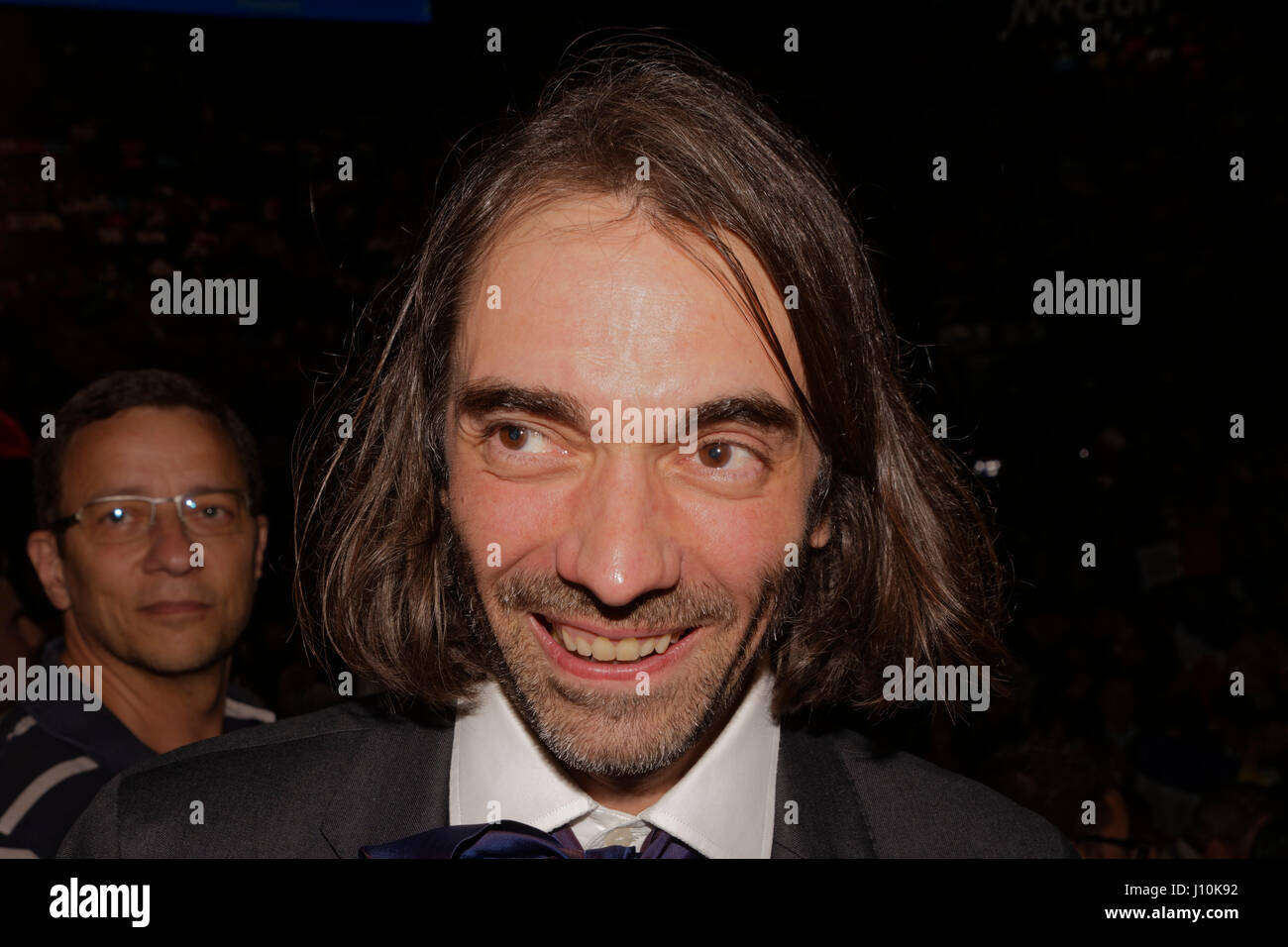 Paris, France. 17th April, 2017. Cédric Villani attends last big ...