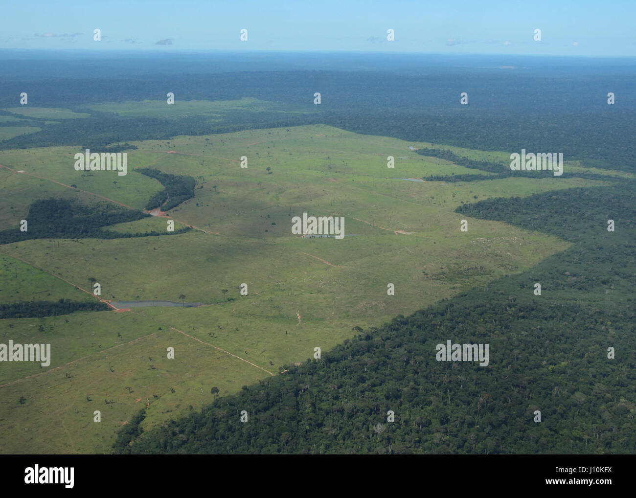 An aerial view of Juruena National Park in Brazil, 23 March 2017. The ...