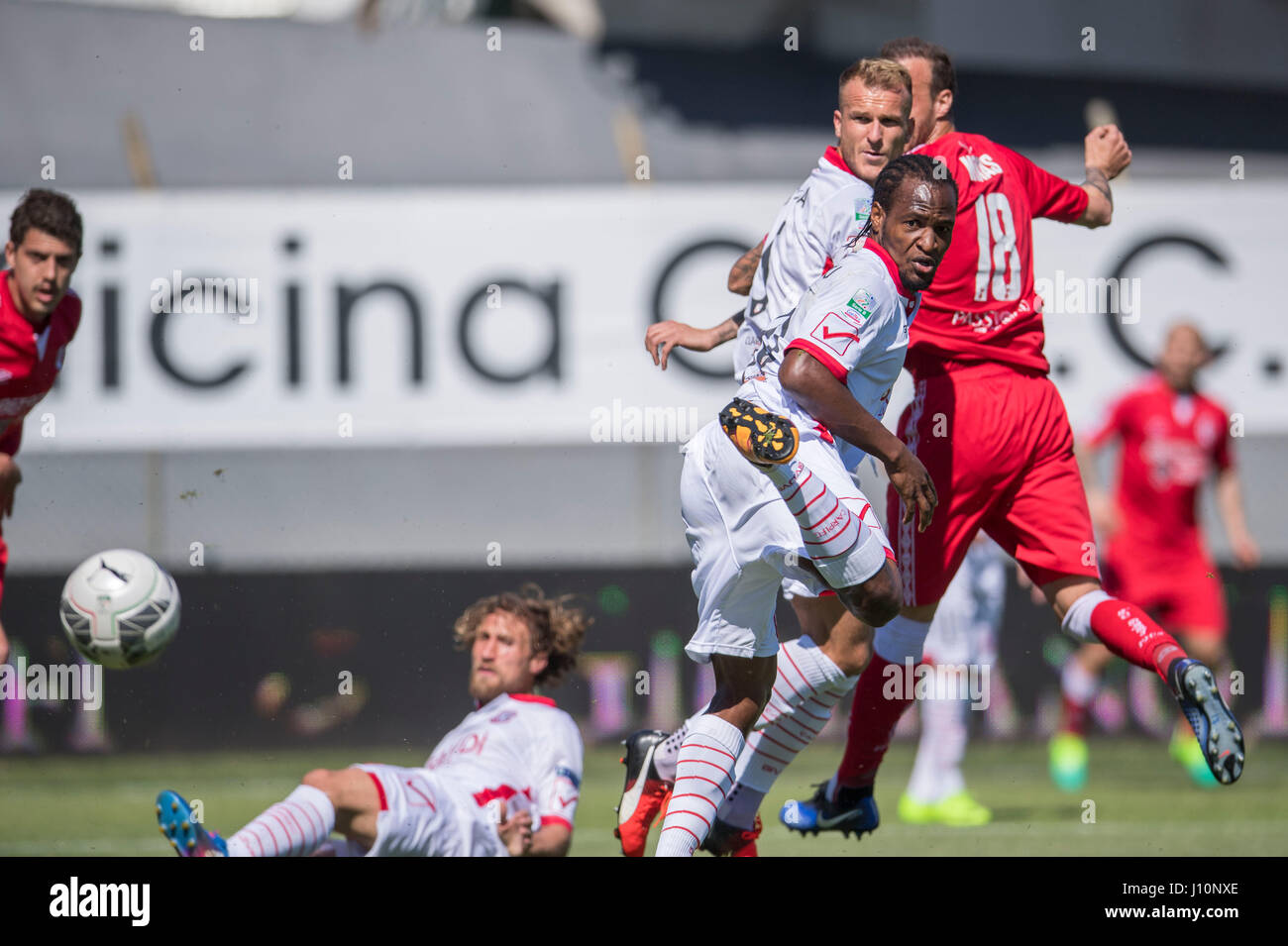 Carpi, Italy. 17th Apr, 2017. Jerry Mbakogu (Carpi) Football/Soccer ...