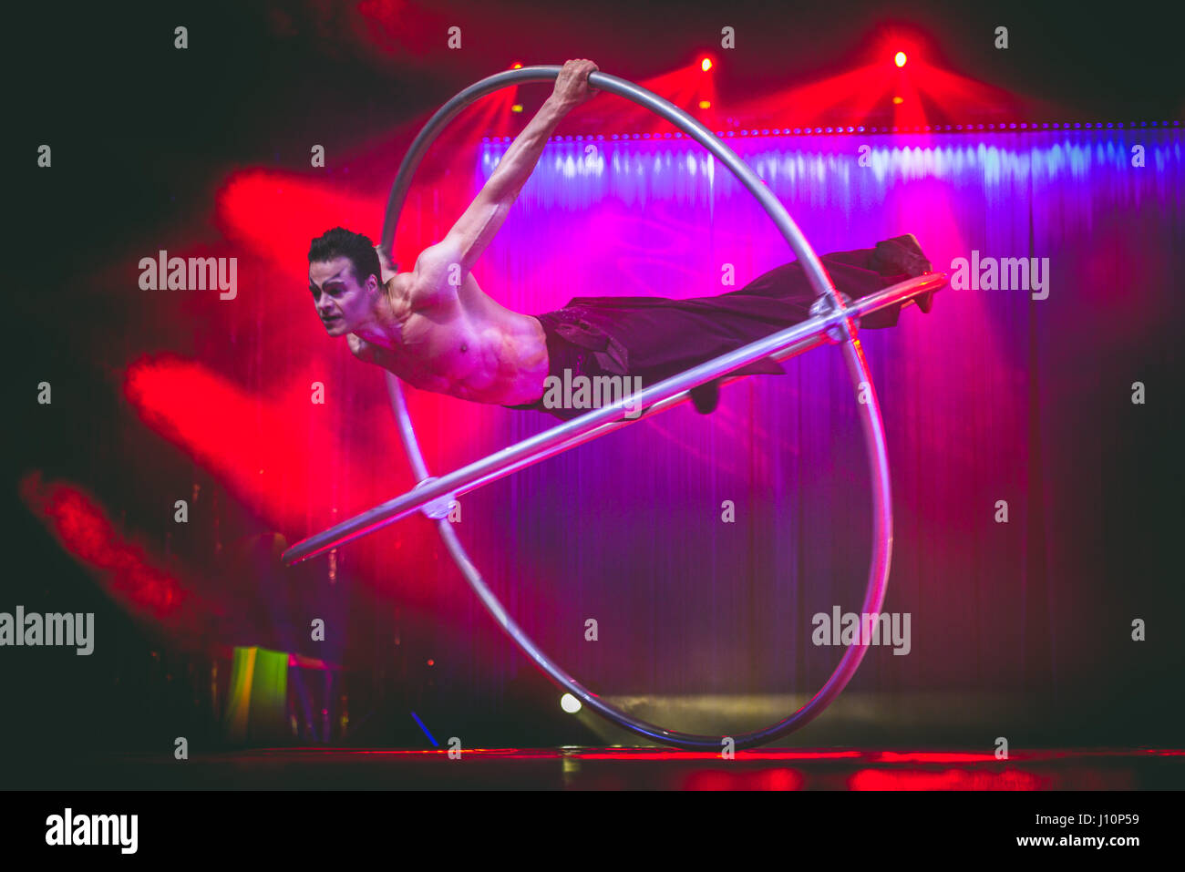 April 15, 2017: Jonathan Morin in "Alis - Le Cirque with the World's ...