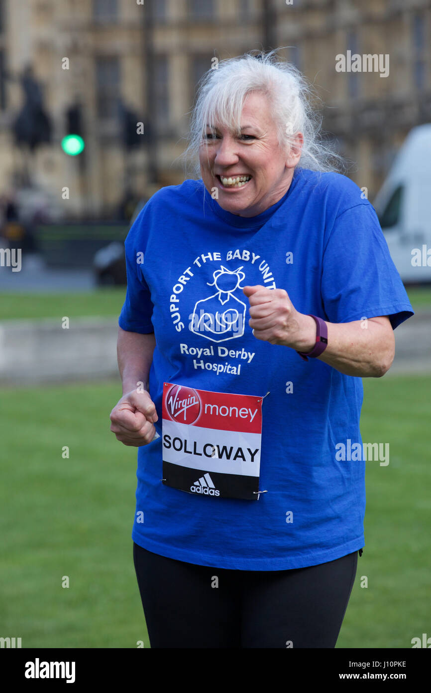 Westminster, UK. 18th Apr, 2017. Amanda Solloway along with other MPs ...