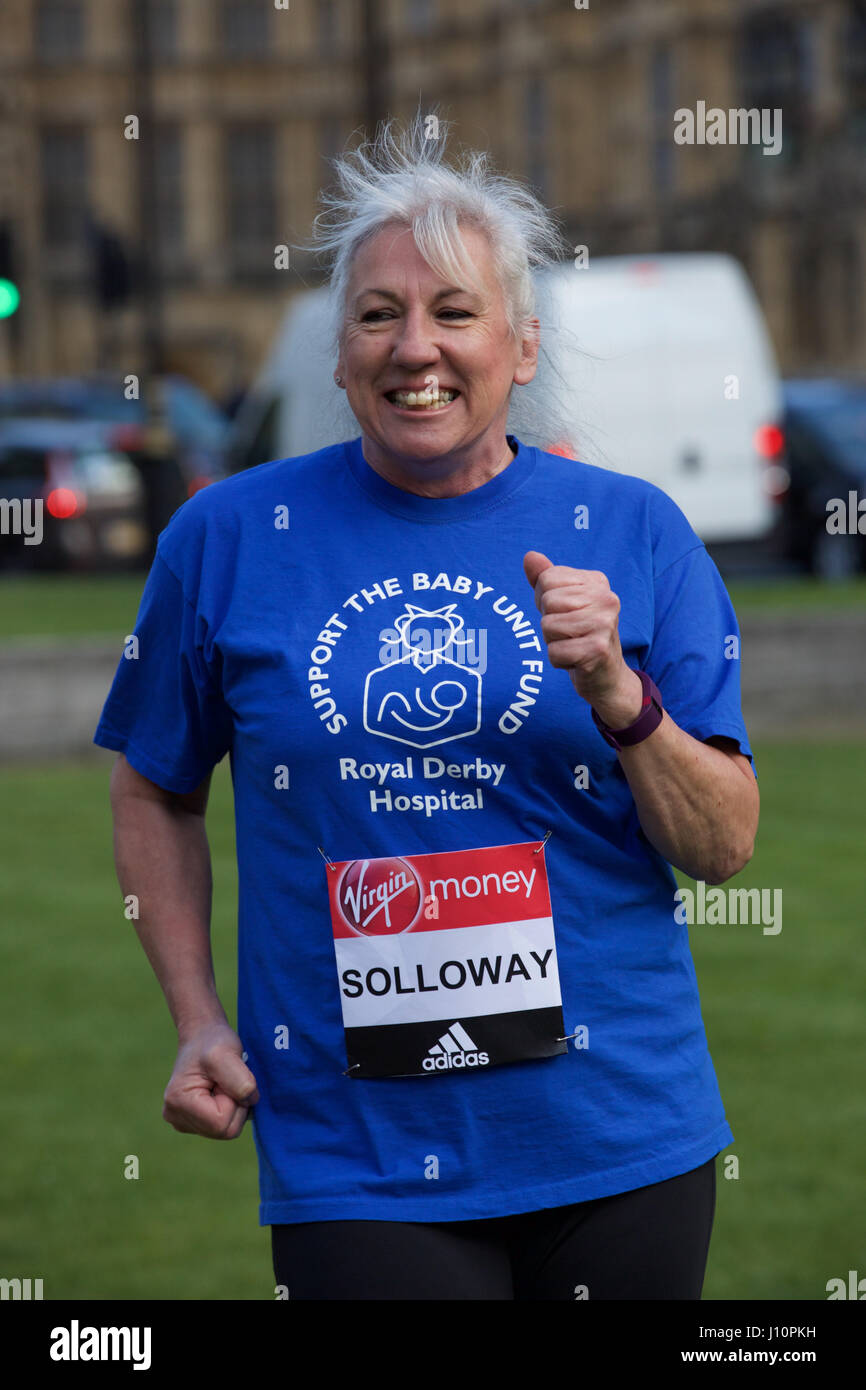 Westminster, UK. 18th Apr, 2017. Amanda Solloway along with other MPs ...