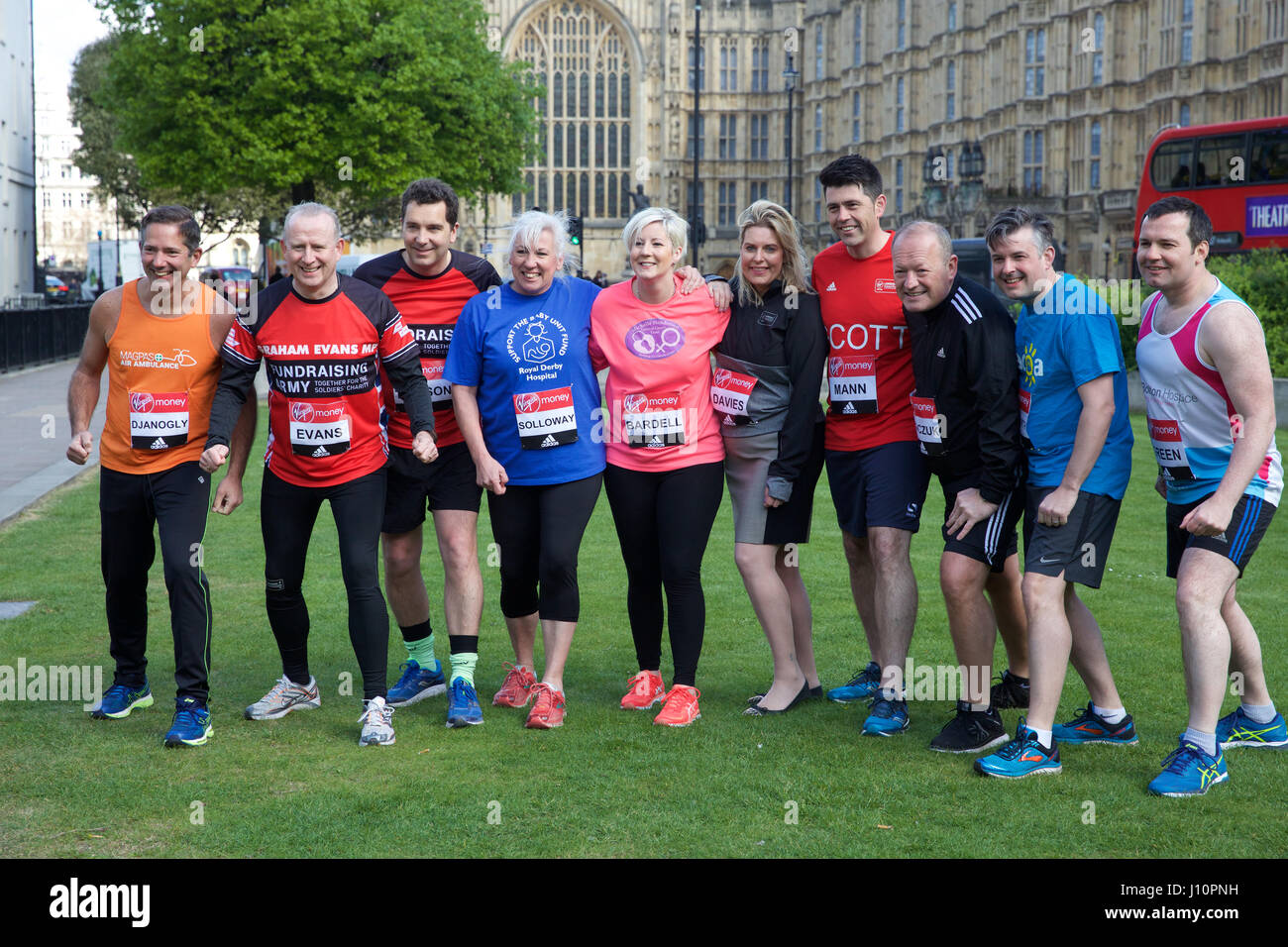 Westminster, UK. 18th Apr, 2017. MPs attend a photocall outside the ...