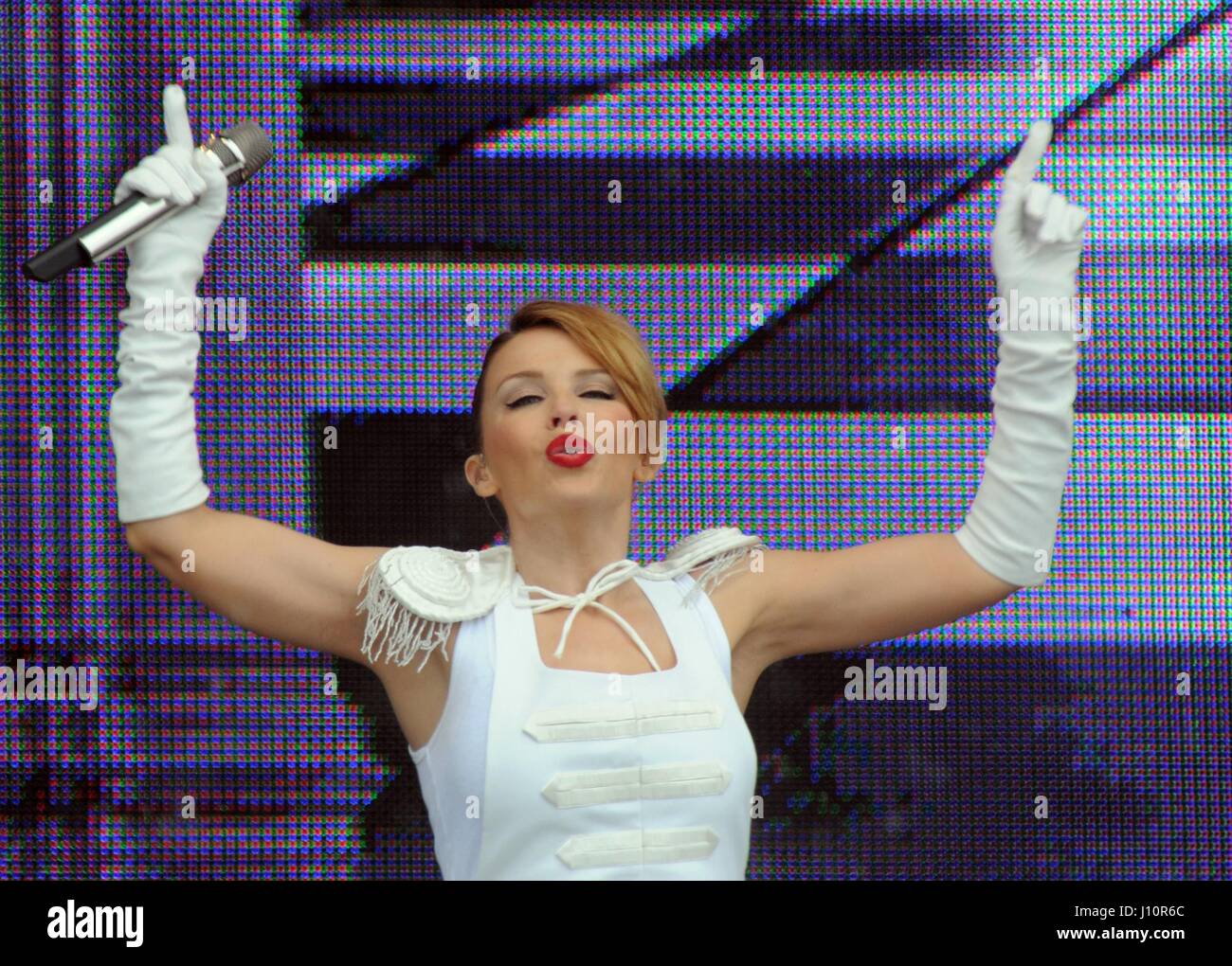 Dpa Australian Singer Kylie Minogue High Resolution Stock Photography ...