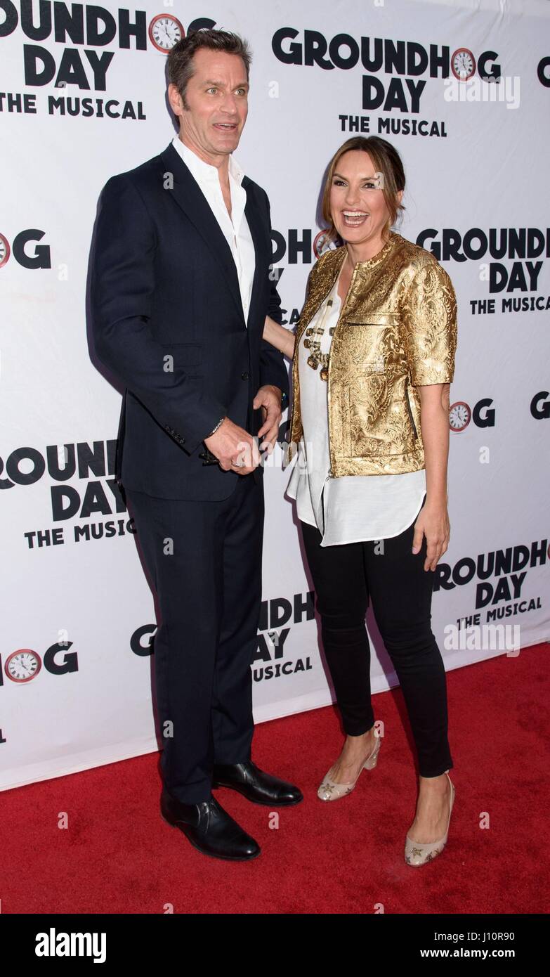 Mariska hargitay and august hermann hi-res stock photography and images ...