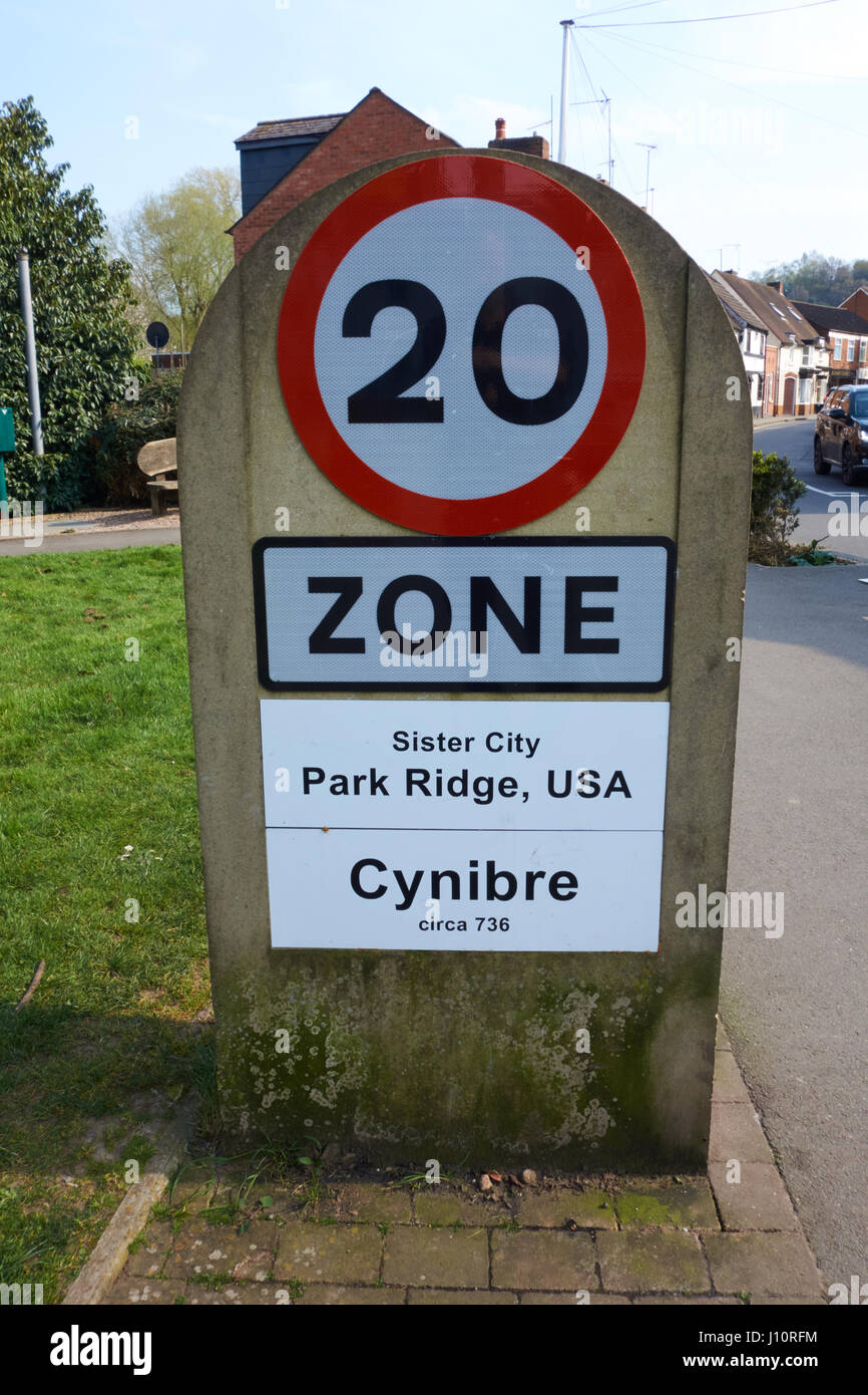 20 zone sign hi-res stock photography and images - Alamy