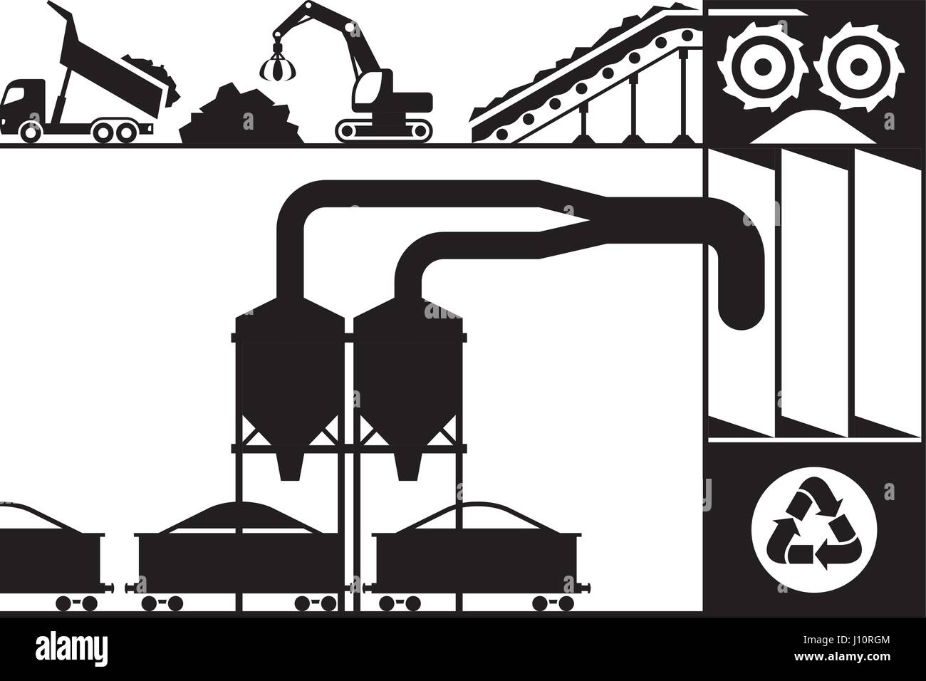 Non ferrous heavy metals Stock Vector Images - Alamy