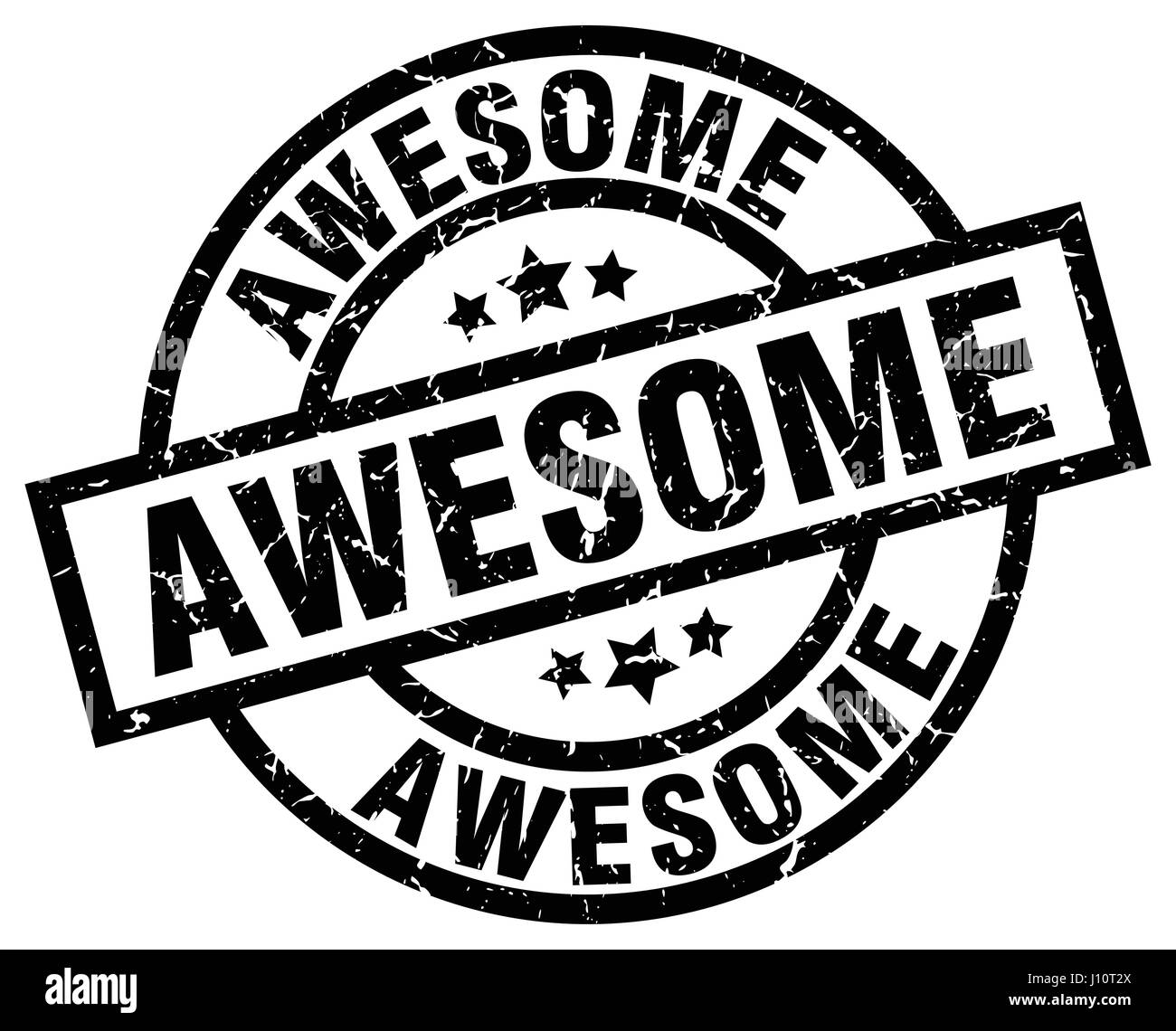Awesome stamp Black and White Stock Photos & Images - Alamy