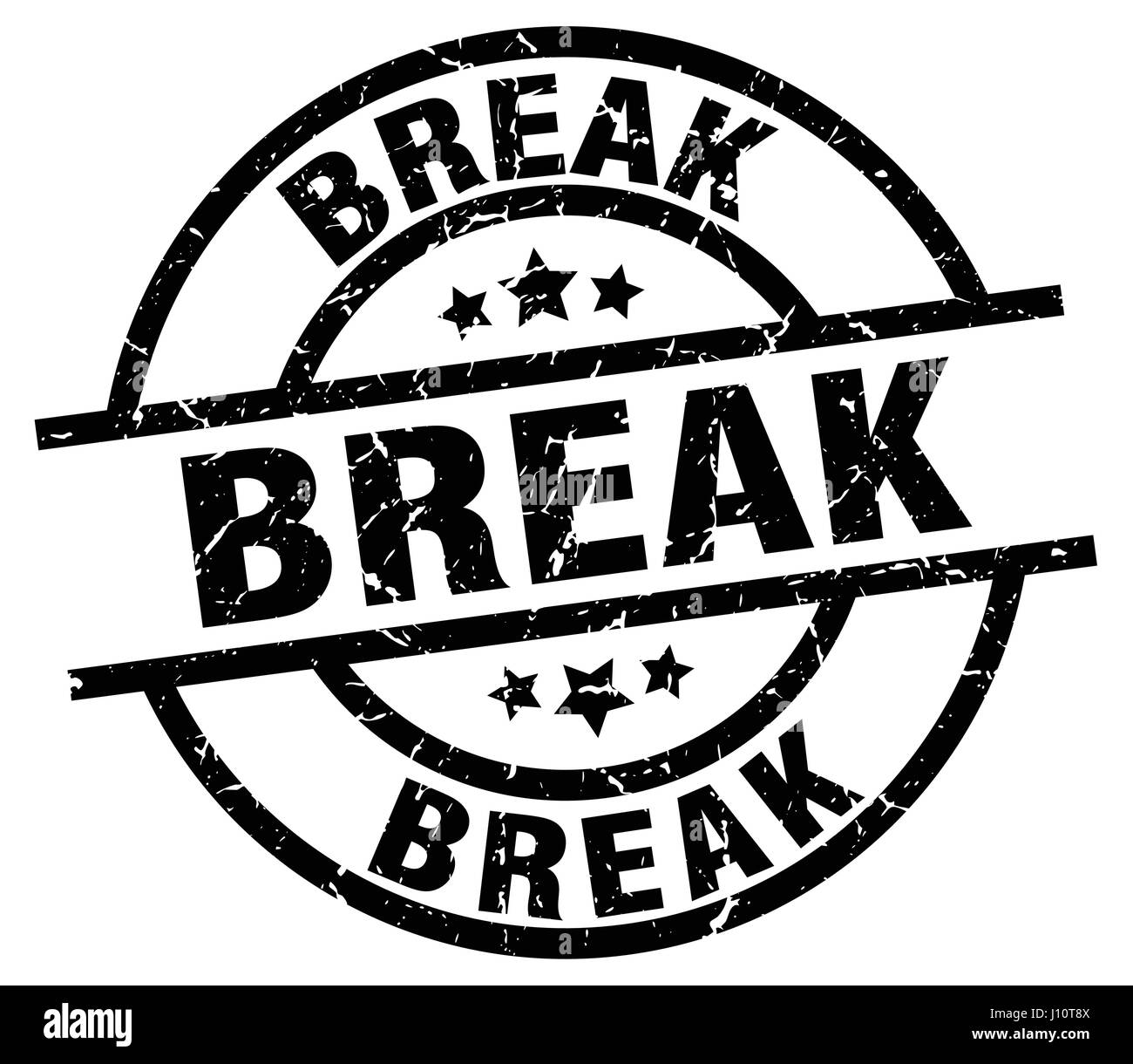 break round grunge black stamp Stock Vector Image & Art - Alamy