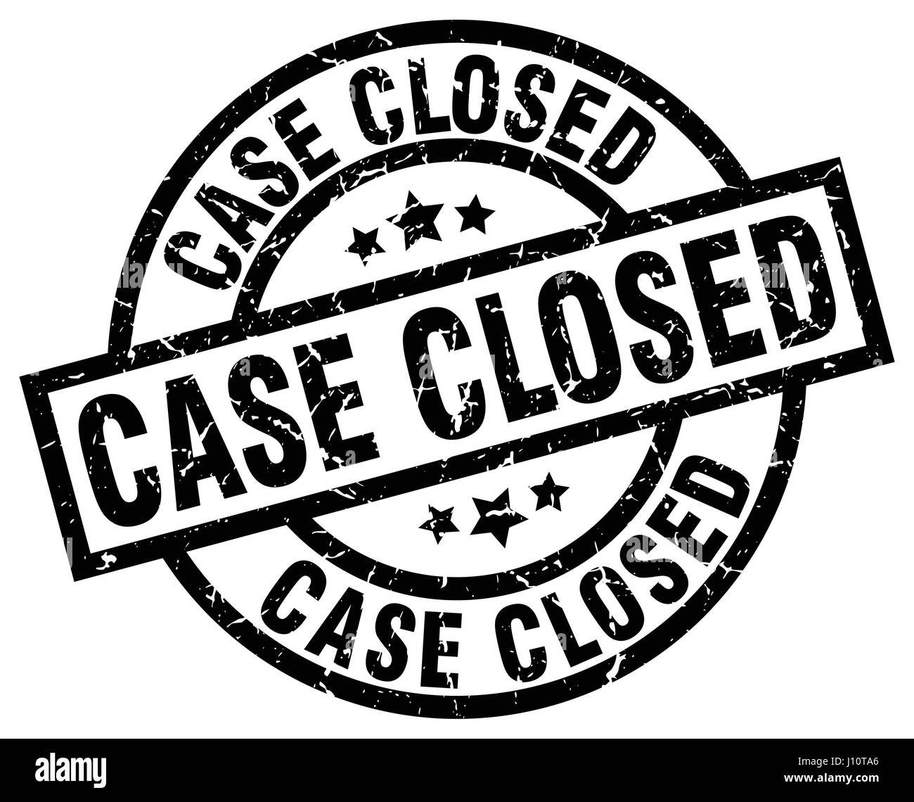 Case closed stamp Black and White Stock Photos & Images - Alamy