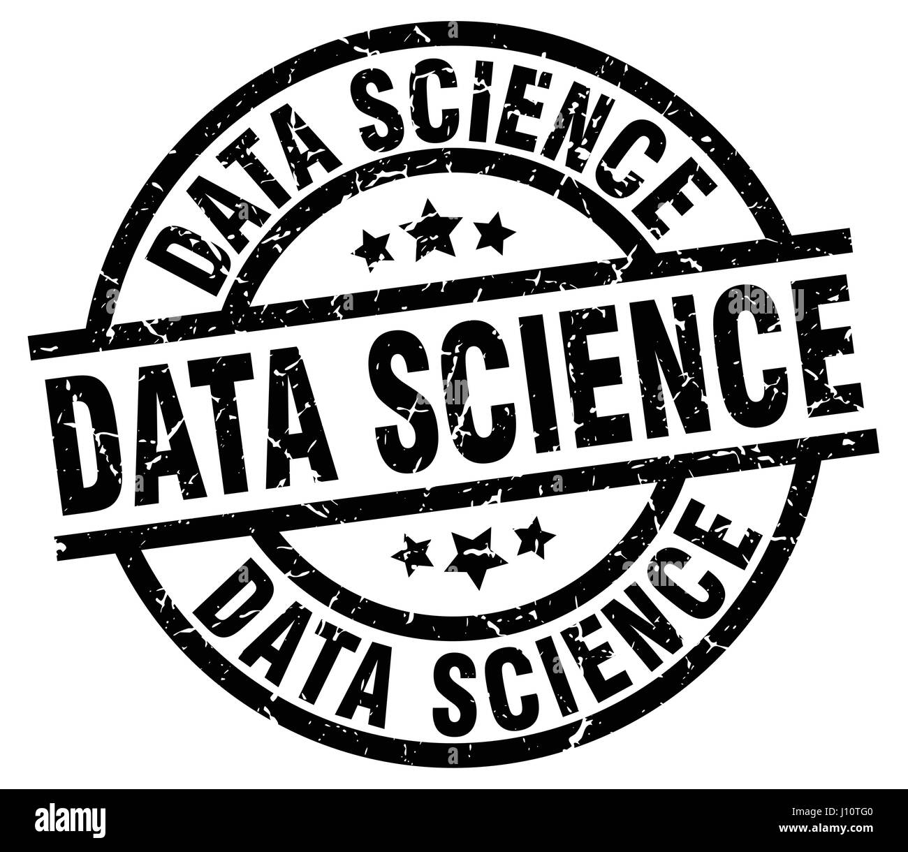 data science round grunge black stamp Stock Vector Image & Art - Alamy