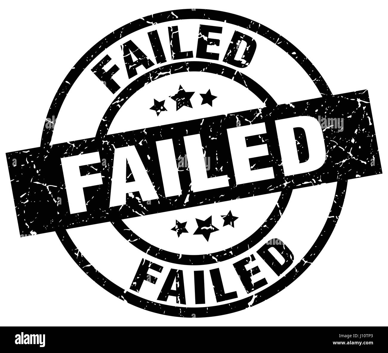 failed round grunge black stamp Stock Vector Image & Art - Alamy