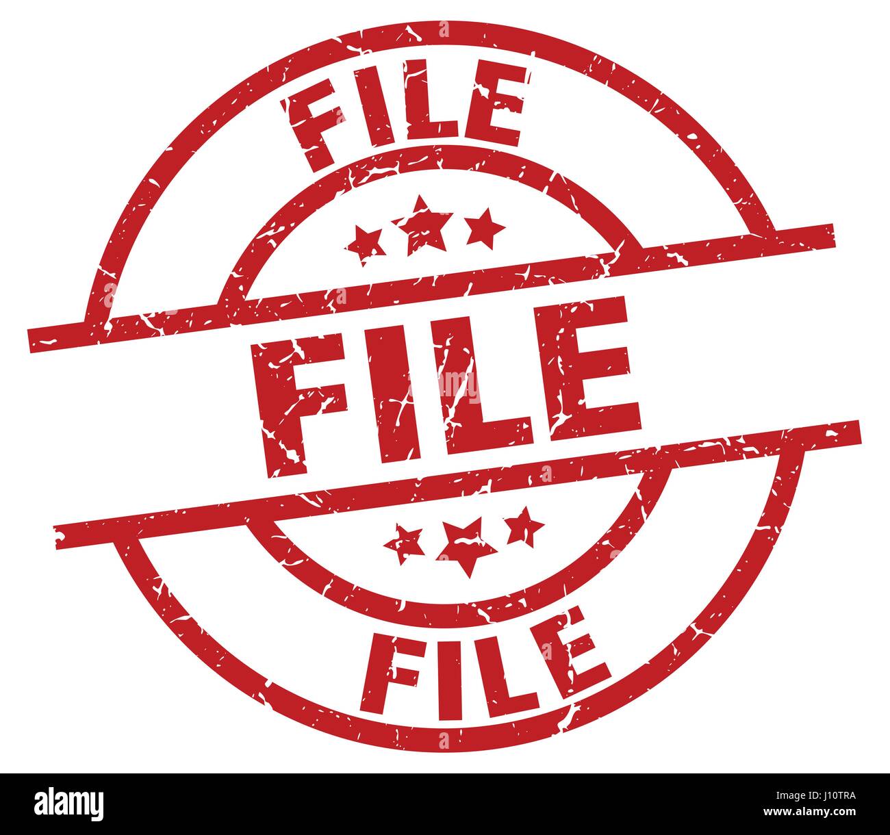 file round red grunge stamp Stock Vector Image & Art - Alamy