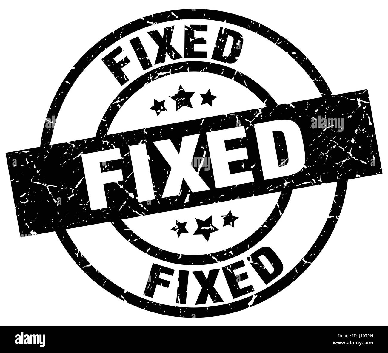 Fixed stamp Black and White Stock Photos & Images - Alamy