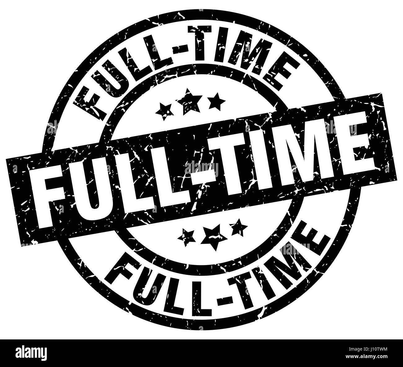 Full time rubber stamp Black and White Stock Photos & Images - Alamy