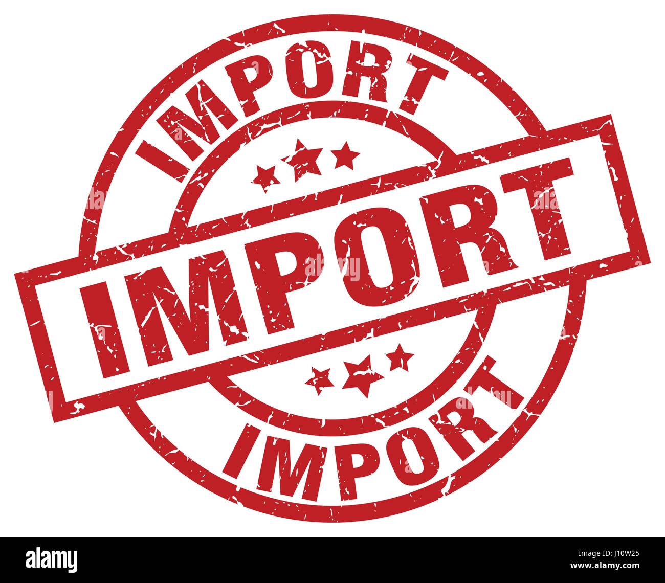 import round red grunge stamp Stock Vector Image & Art - Alamy