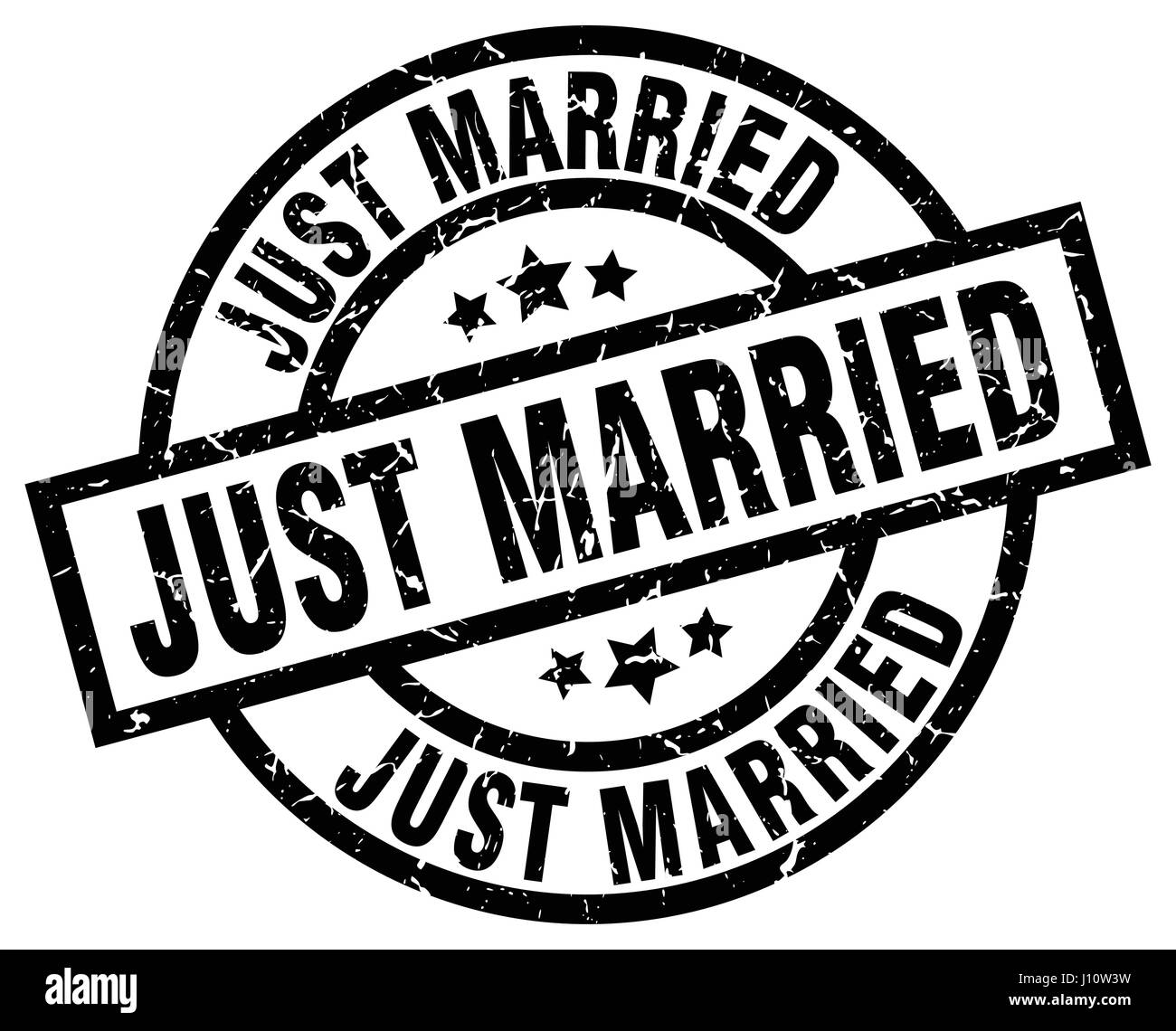 Married sign grunge black hi-res stock photography and images - Alamy