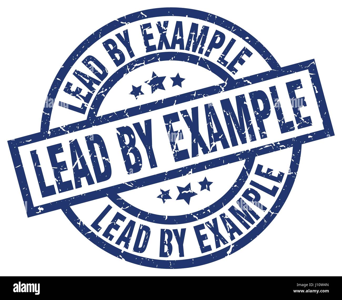 Lead by example rubber stamp hi-res stock photography and images - Alamy