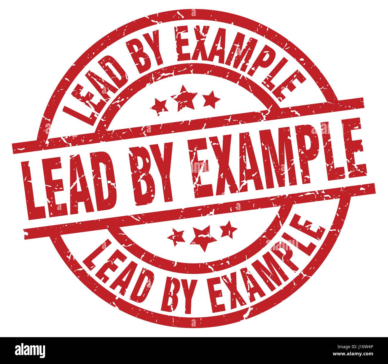 Lead by example rubber stamp hi-res stock photography and images - Alamy