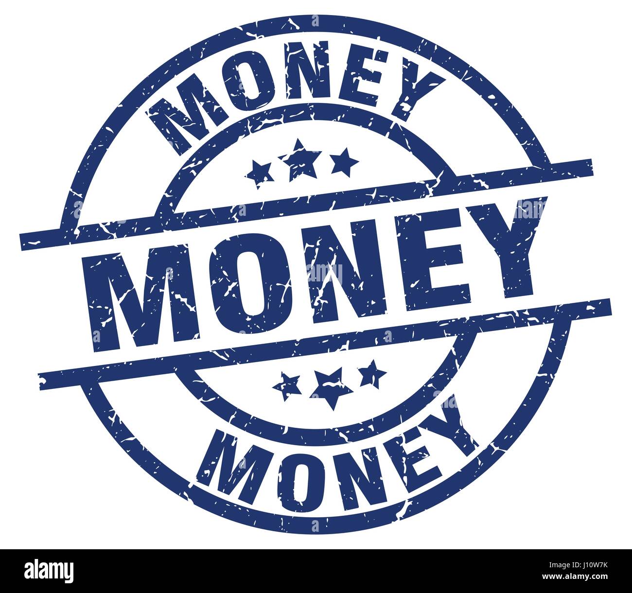 Money blue round grunge Cut Out Stock Images & Pictures - Alamy