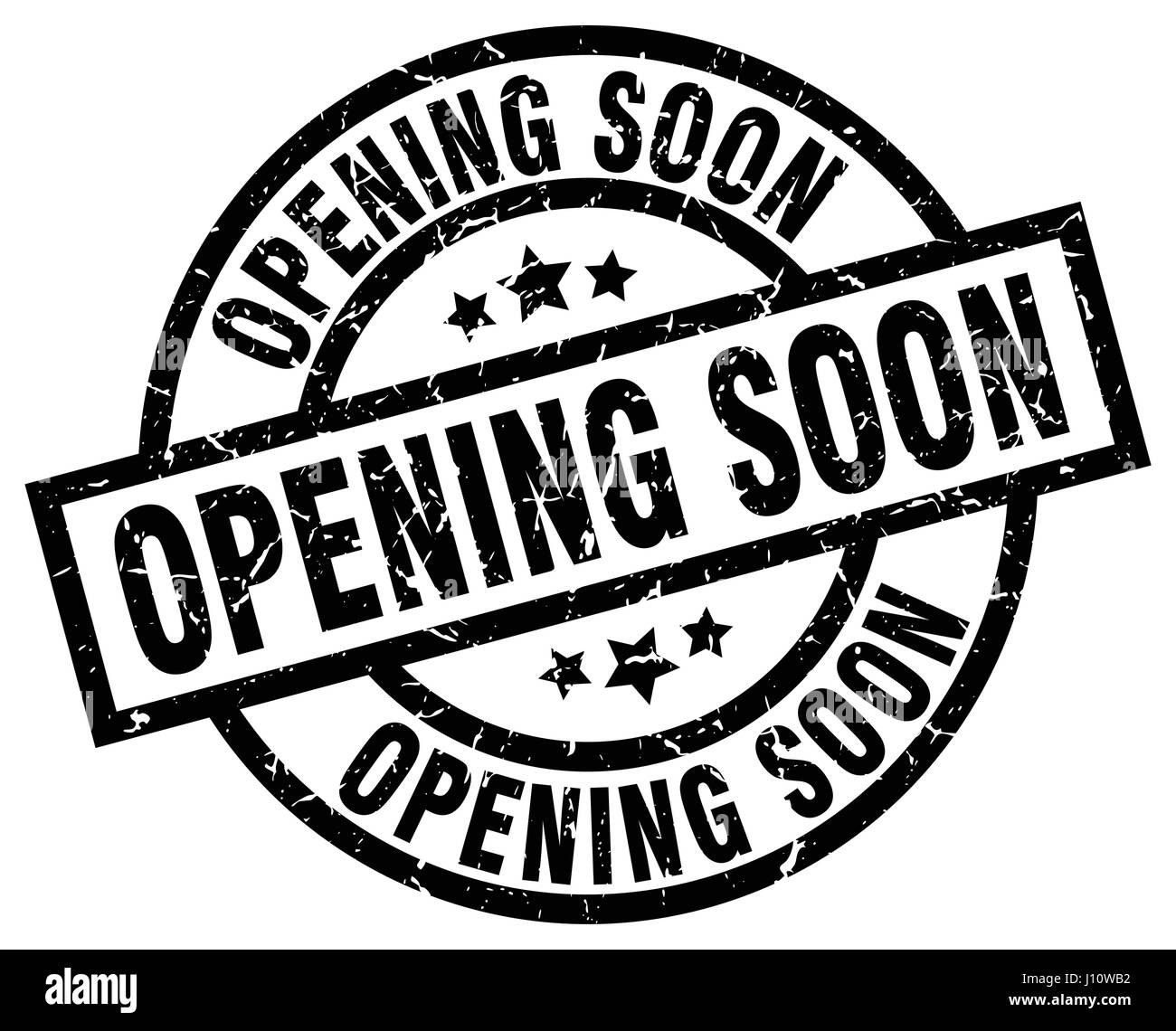 opening soon round grunge black stamp Stock Vector Image & Art - Alamy