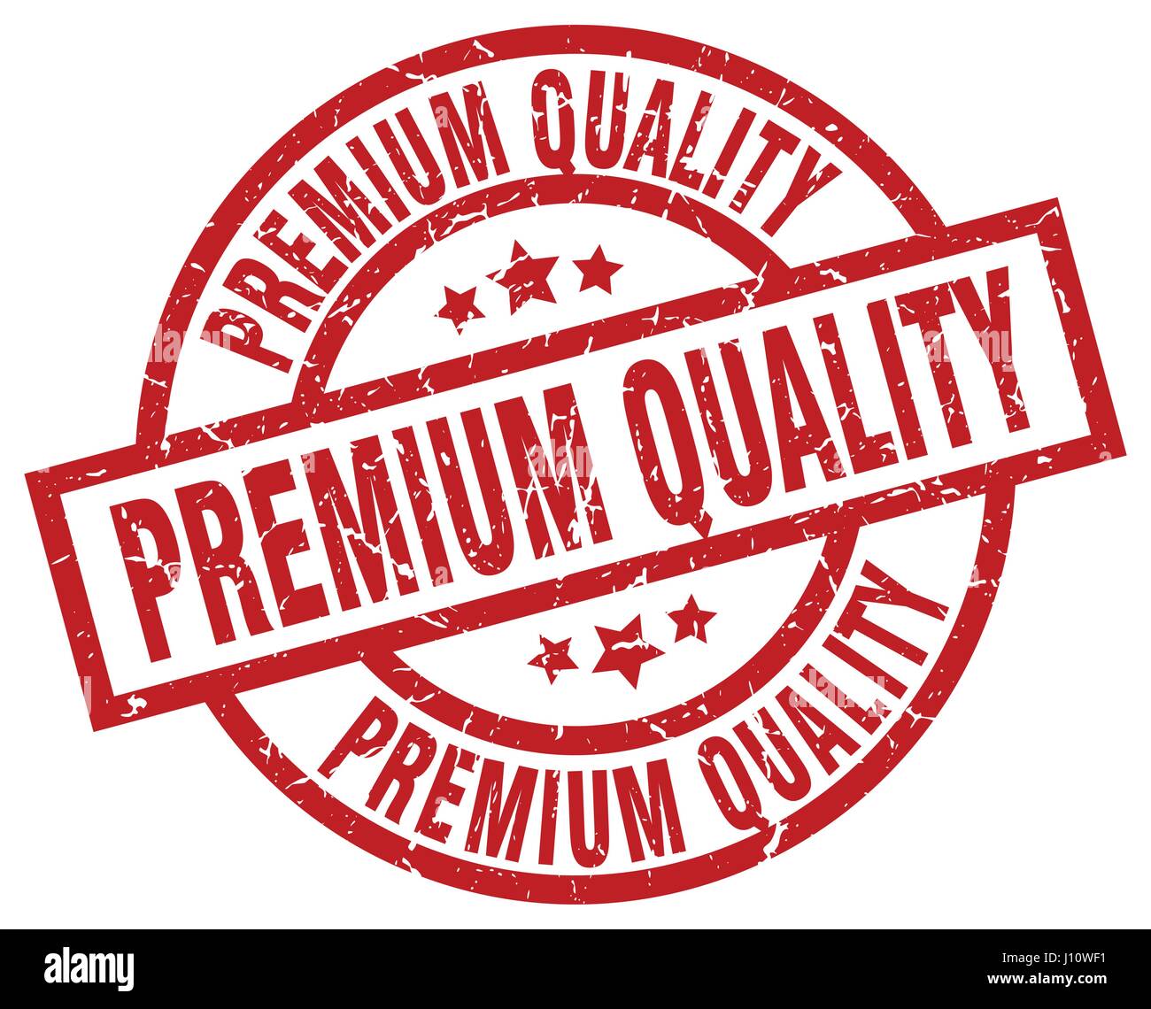 premium quality round red grunge stamp Stock Vector Image & Art - Alamy