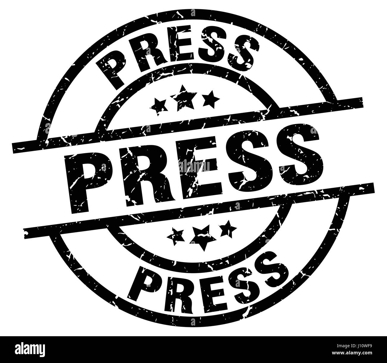 press round grunge black stamp Stock Vector Image & Art - Alamy