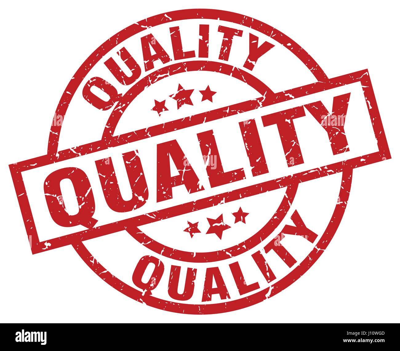 quality round red grunge stamp Stock Vector Image & Art - Alamy