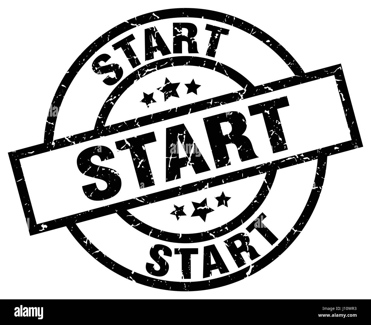 Start stamp round vintage Stock Vector Images - Alamy