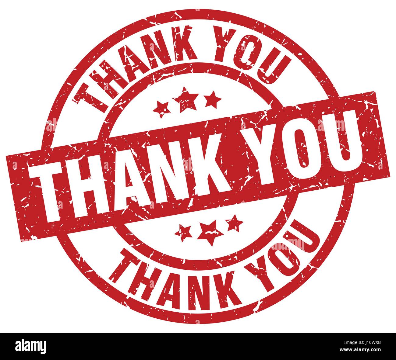 thank you round red grunge stamp Stock Vector Image & Art - Alamy