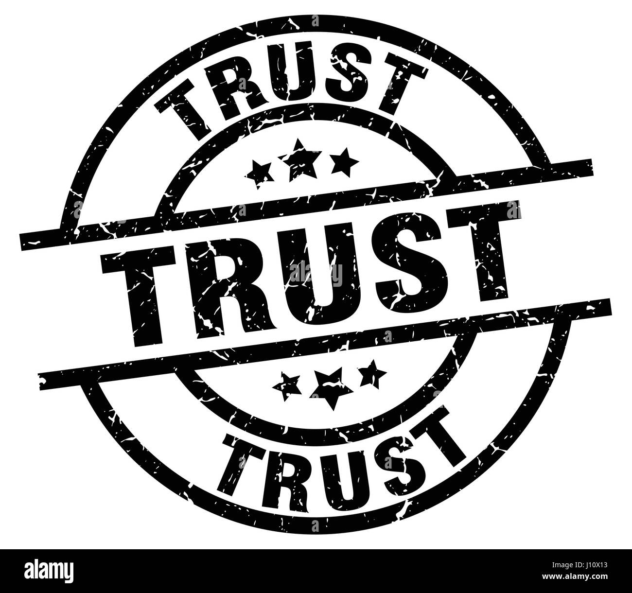 trust round grunge black stamp Stock Vector Image & Art - Alamy