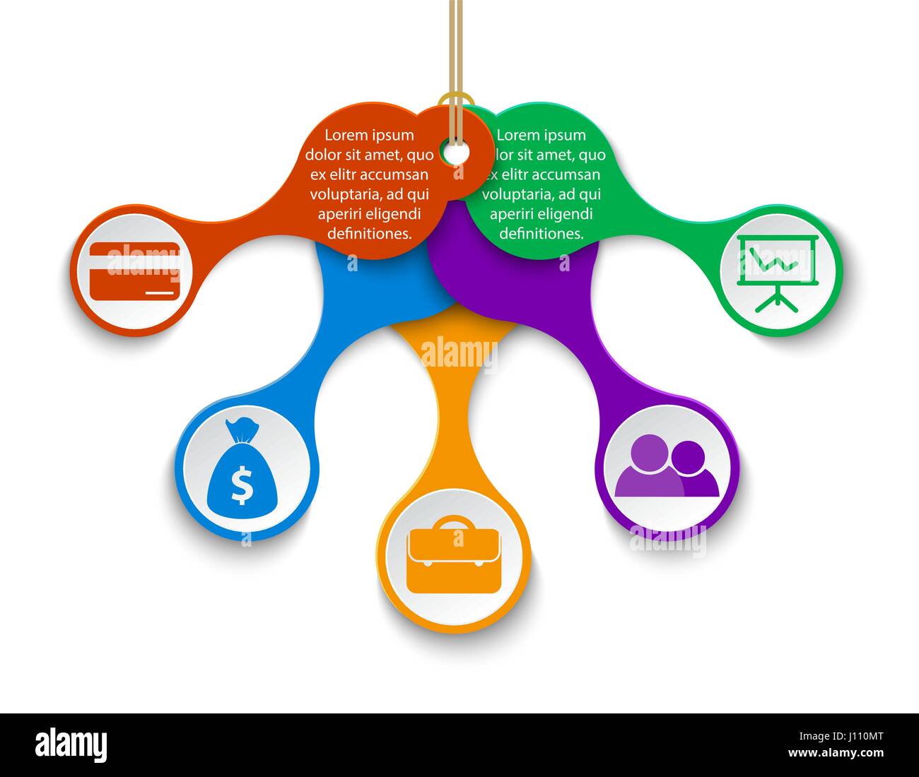 Teamwork social infographic, diagram, presentation Stock Vector Image ...