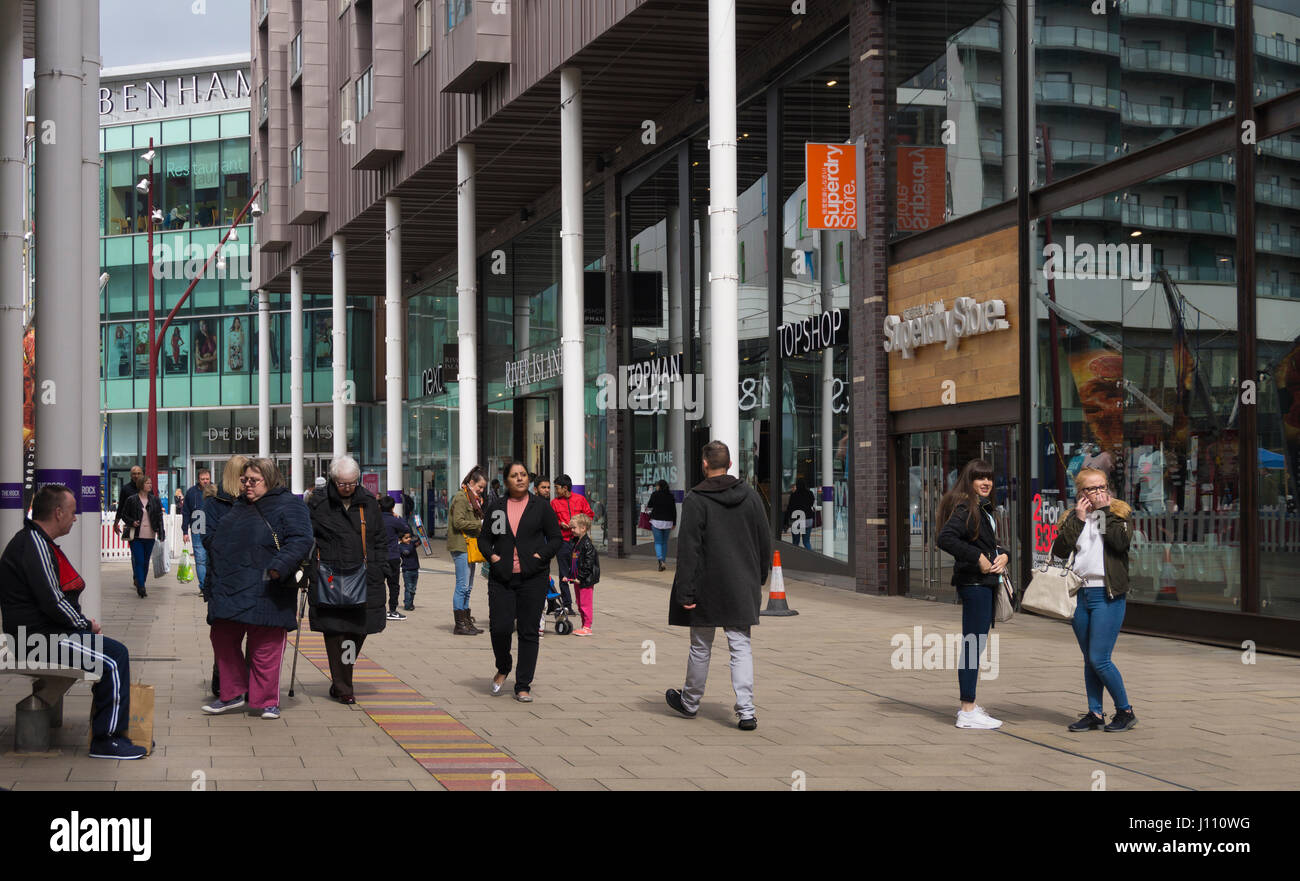 The Rock Shopping Centre in Bury Lancashire Stock Photo - Alamy