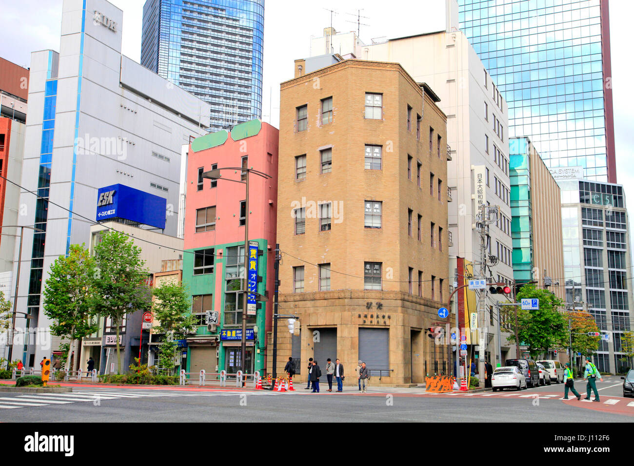 Old Fashioned Buildings in Kanda-Sudacho Tokyo Japan Stock Photo - Alamy