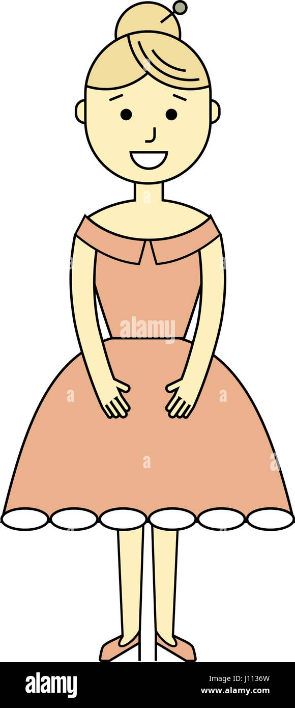 Young Woman In The Ball Gown Stock Vector Image And Art Alamy