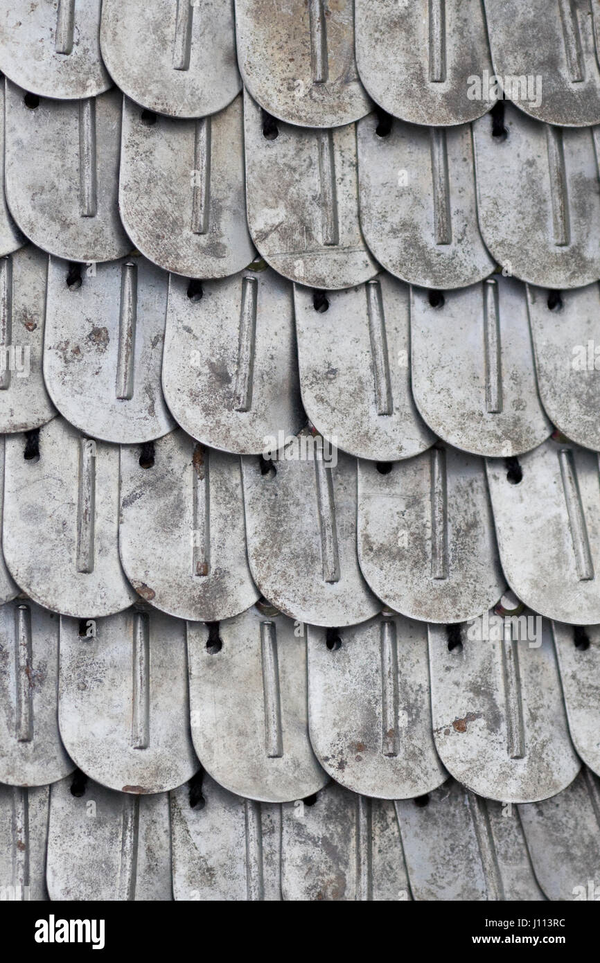 Scaled knights Armour pattern Stock Photo - Alamy