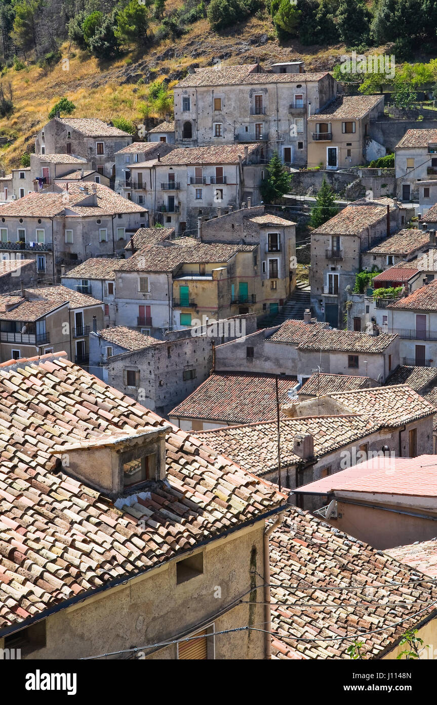 Panoramic view of Morano Calabro. Calabria. Italy Stock Photo - Alamy