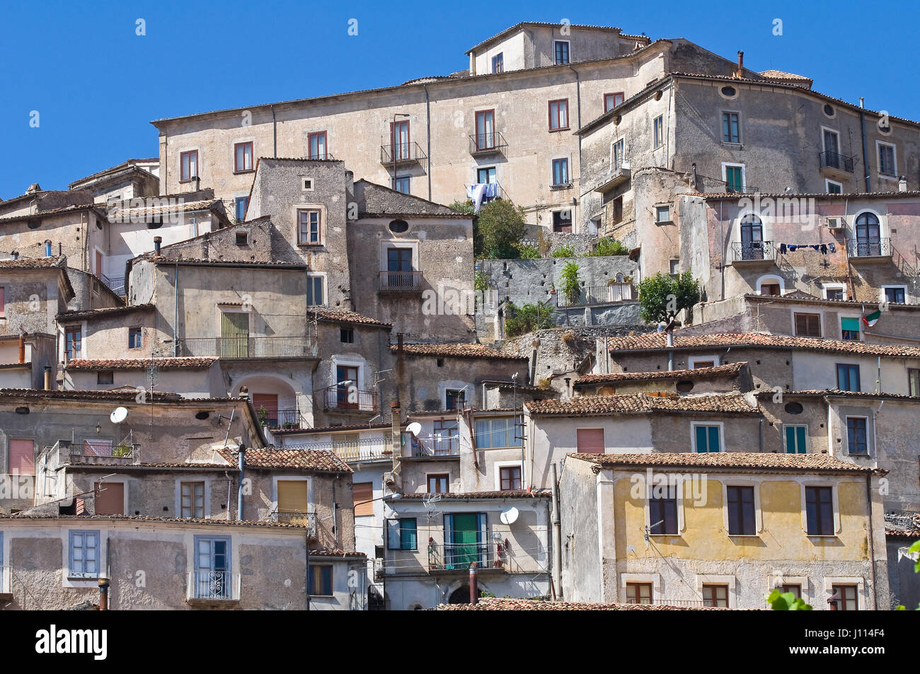 Panoramic view of Morano Calabro. Calabria. Italy Stock Photo - Alamy