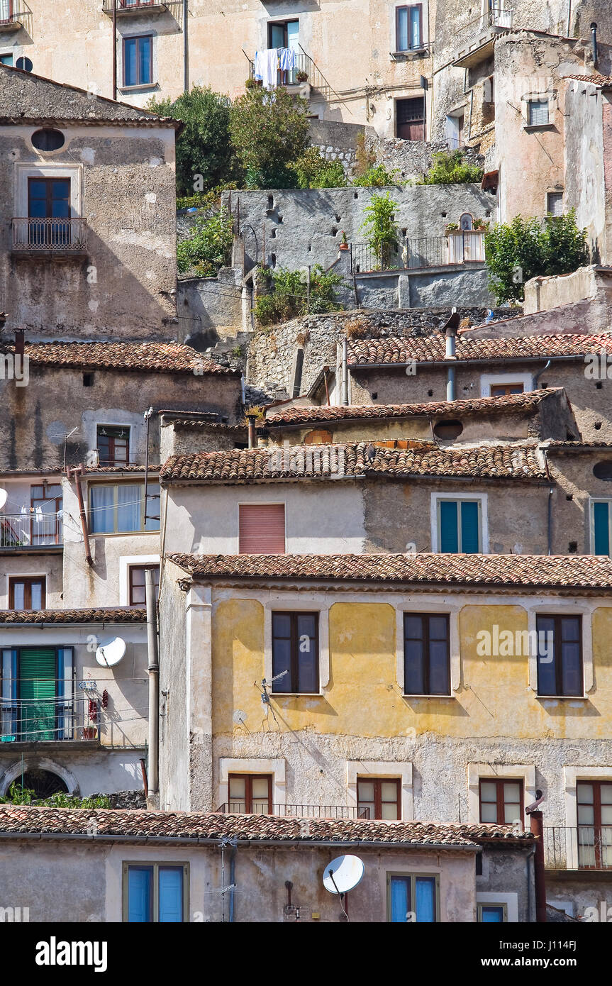 Panoramic view of Morano Calabro. Calabria. Italy Stock Photo - Alamy