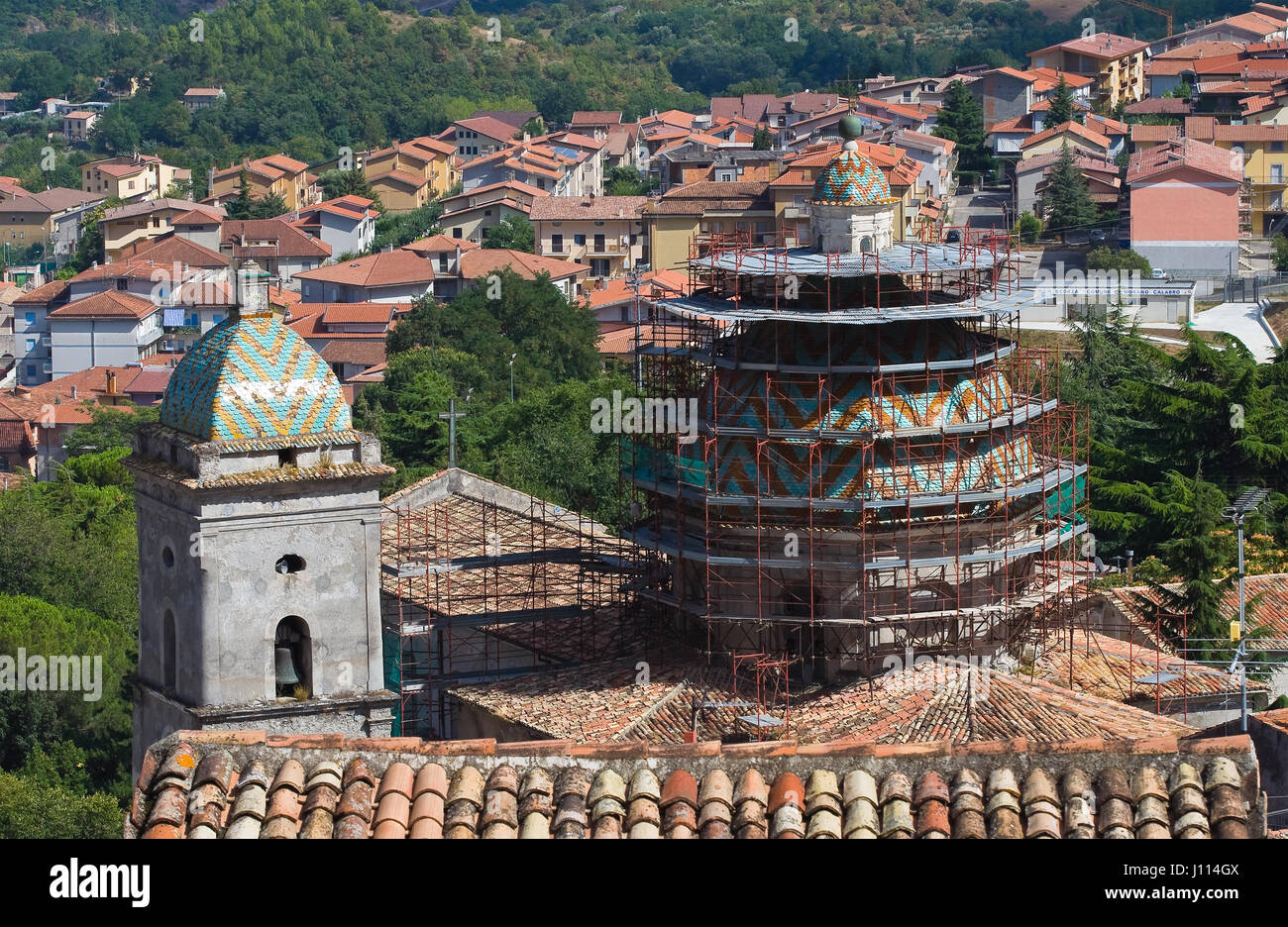 Panoramic view of Morano Calabro. Calabria. Italy Stock Photo - Alamy