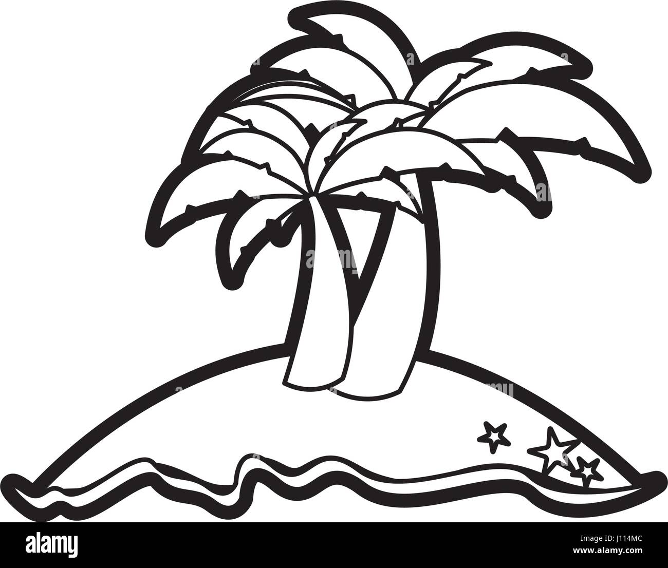 Two island view Stock Vector Images - Alamy