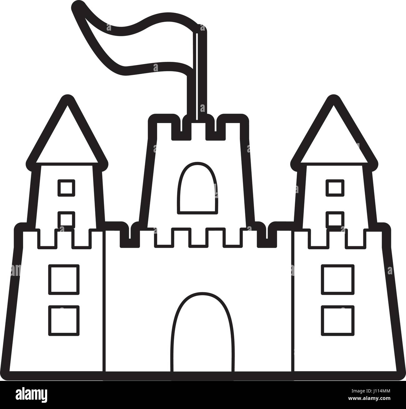 Black sea scenic view Stock Vector Images - Alamy