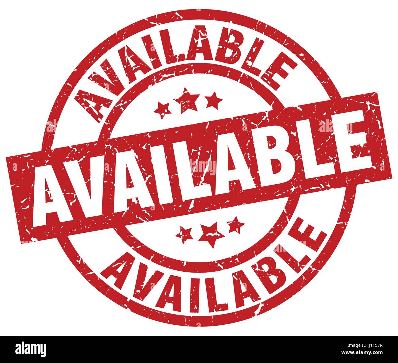 available round red grunge stamp Stock Vector Image & Art - Alamy