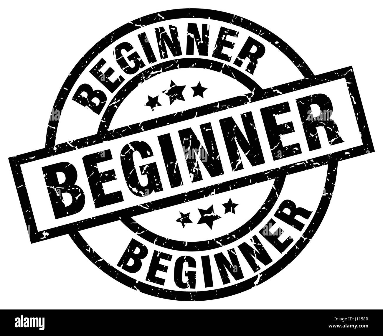 Beginner stamp Black and White Stock Photos & Images - Alamy