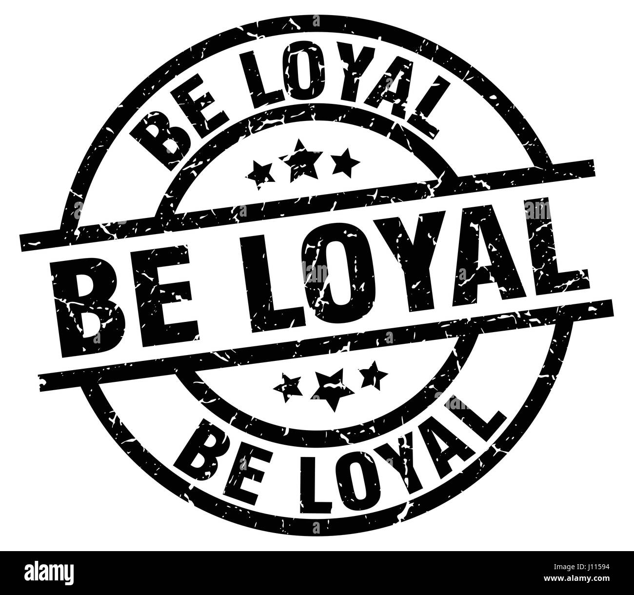 be loyal round grunge black stamp Stock Vector Image & Art - Alamy