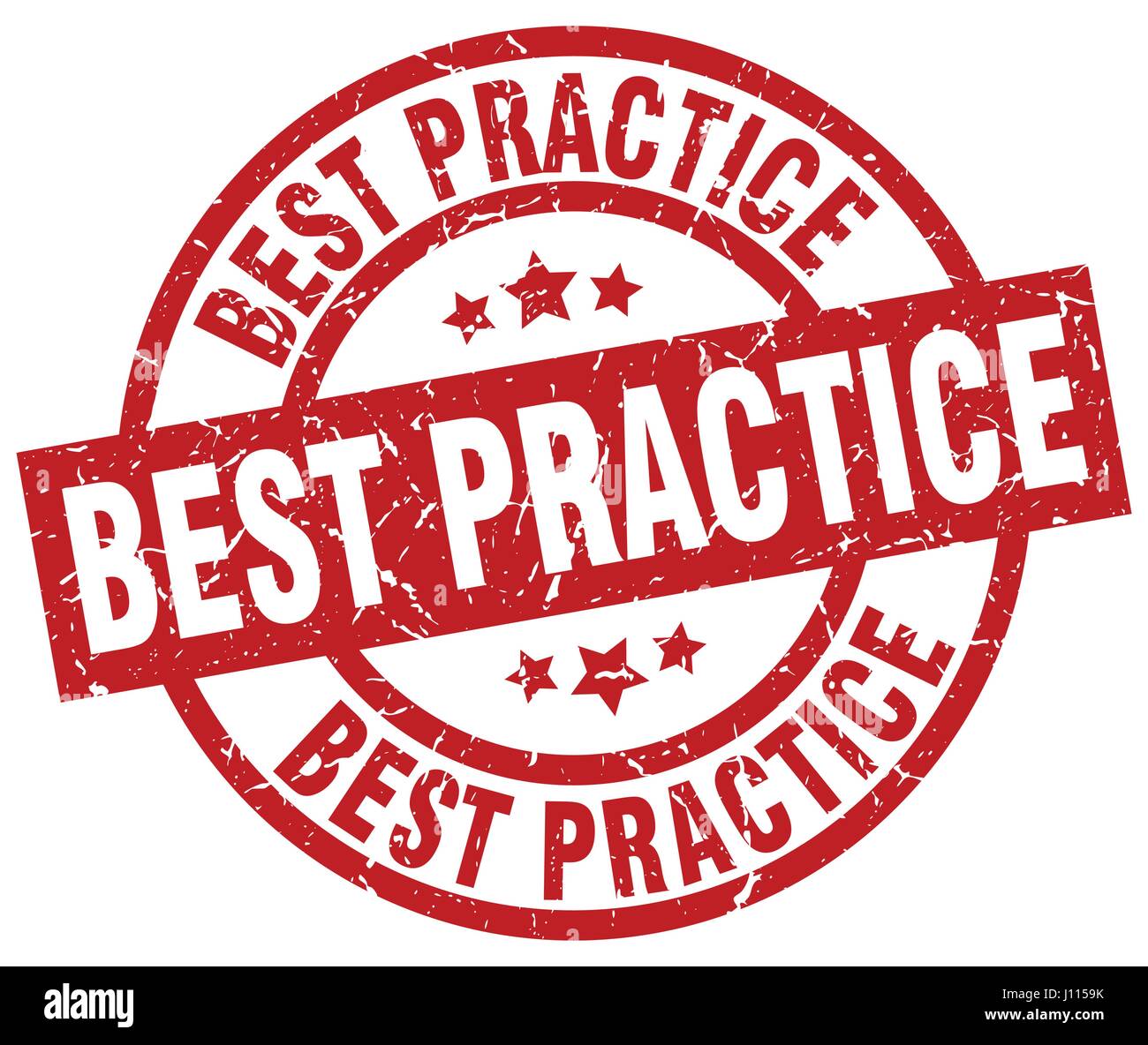 best practice round red grunge stamp Stock Vector Image & Art - Alamy