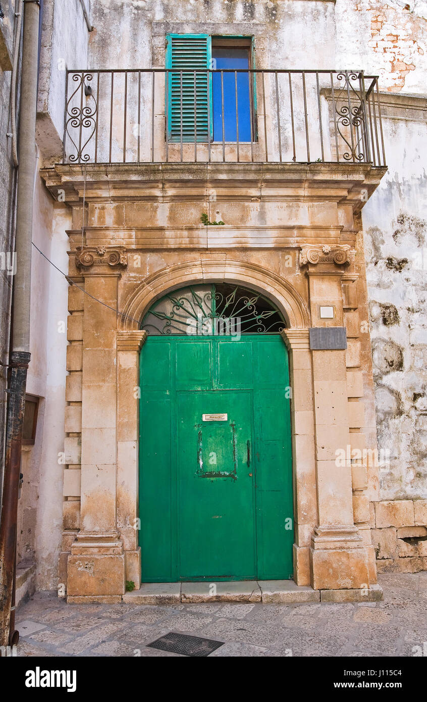 Historical palace. Noci. Puglia. Italy Stock Photo - Alamy