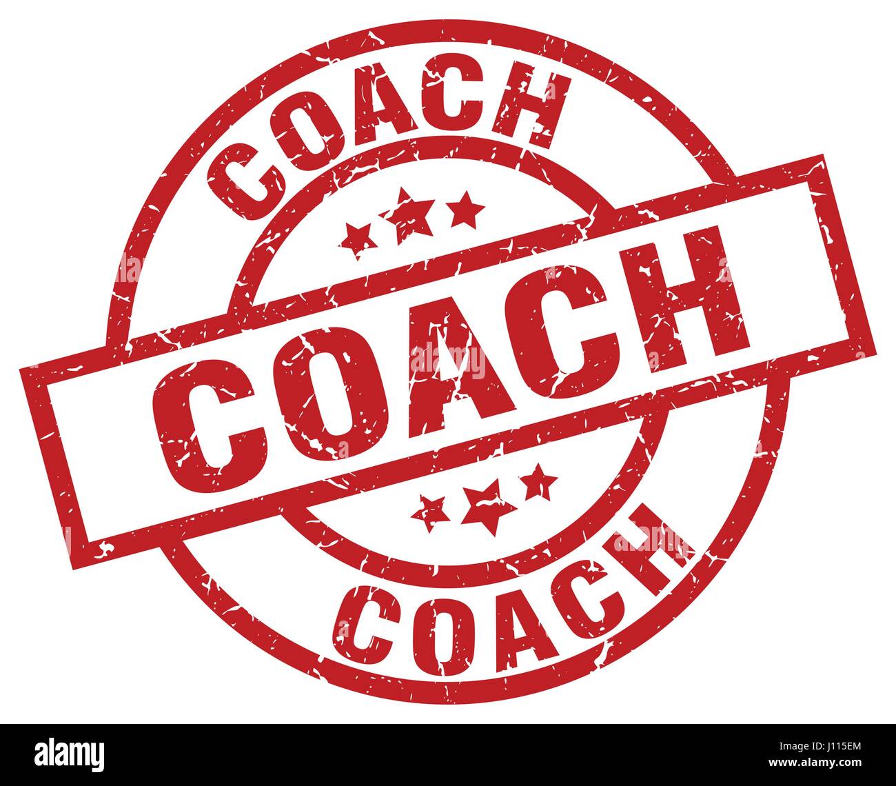 coach round red grunge stamp Stock Vector Image & Art - Alamy